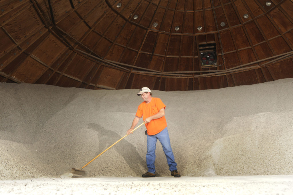 Area stocks up early on road salt | News, Sports, Jobs - Lawrence ...